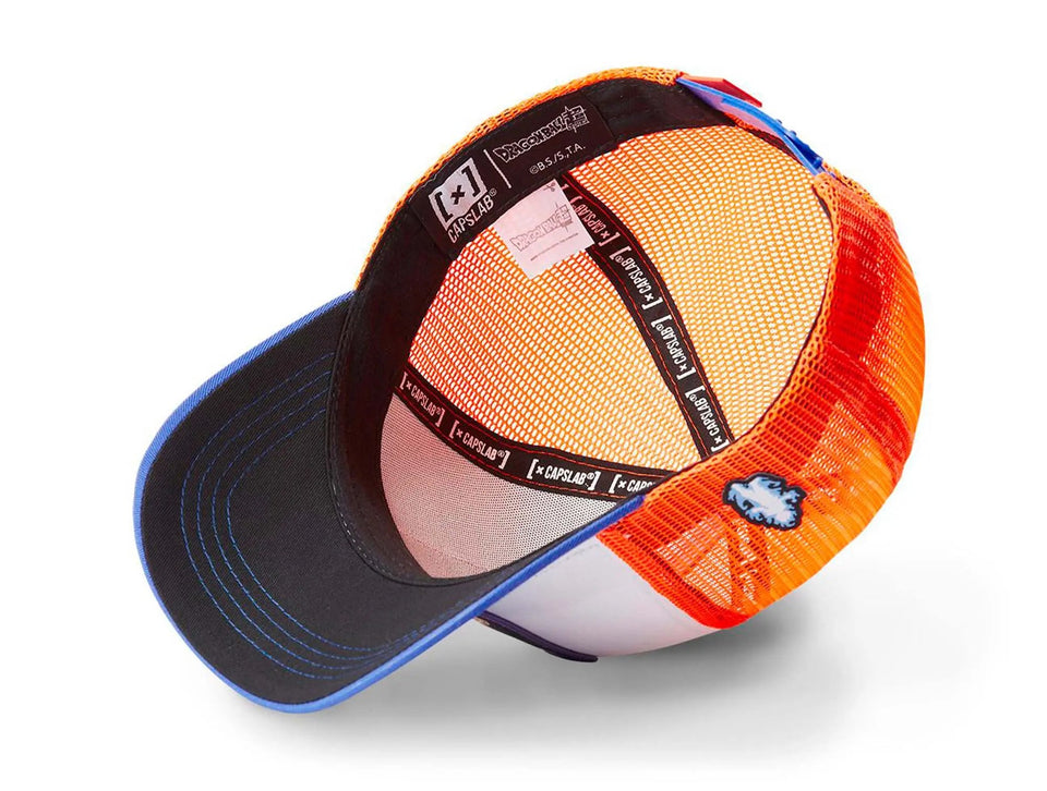 Jockey Capslab Dbz Goku Unisex Blanco - Blockstore.cl