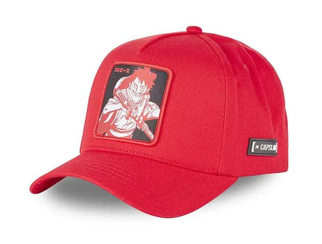 Jockey Capslab One Piece Luffy Unisex Rojo - Blockstore.cl