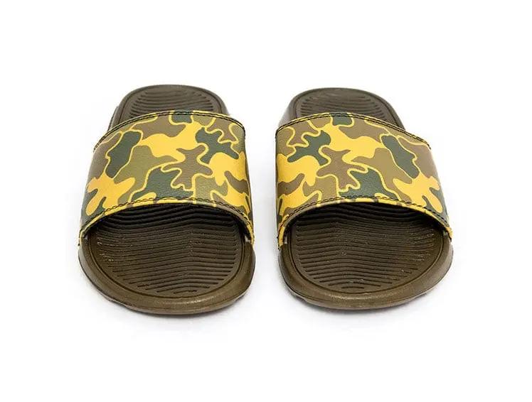 Sandalia Gangsta Camo Hombre Cafe - Blockstore.cl