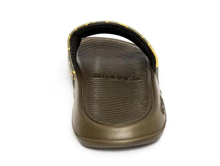Sandalia Gangsta Camo Hombre Cafe - Blockstore.cl