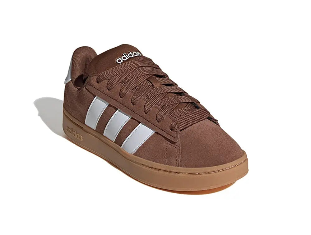 Zapatilla Adidas Grand Court Alpha 00S Hombre Café/Blanco/Suela Gum ...