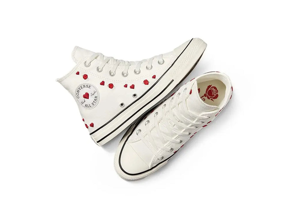 Zapatillas Converse Chuck Taylor (Roses Valentine's Day) Mujer Blanco ...