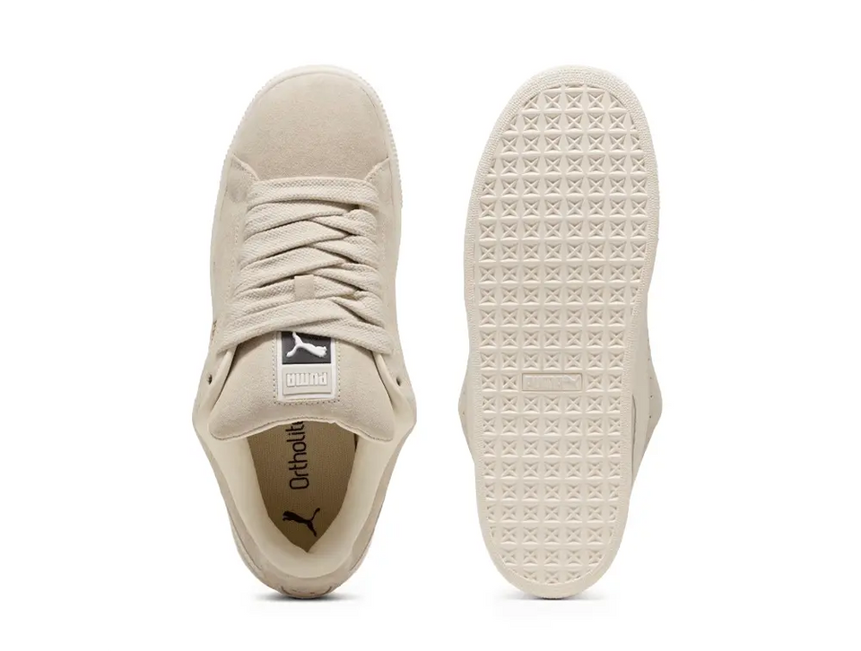 Zapatillas Puma Suede Xl Hombre Beige - Blockstore.cl