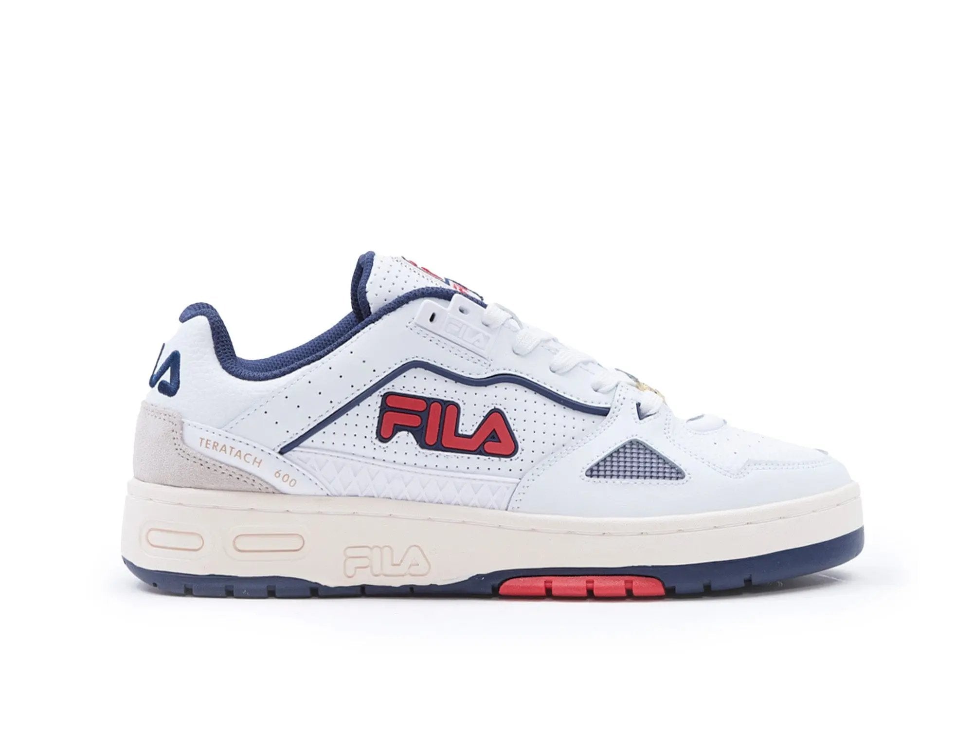Zapatillas Fila Teratach 600 Hombre Blanco Azul - Blockstore.cl